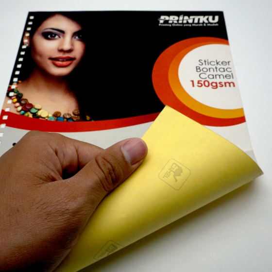 Cetak Sticker Stiker Bontac 34x52cm | Printku